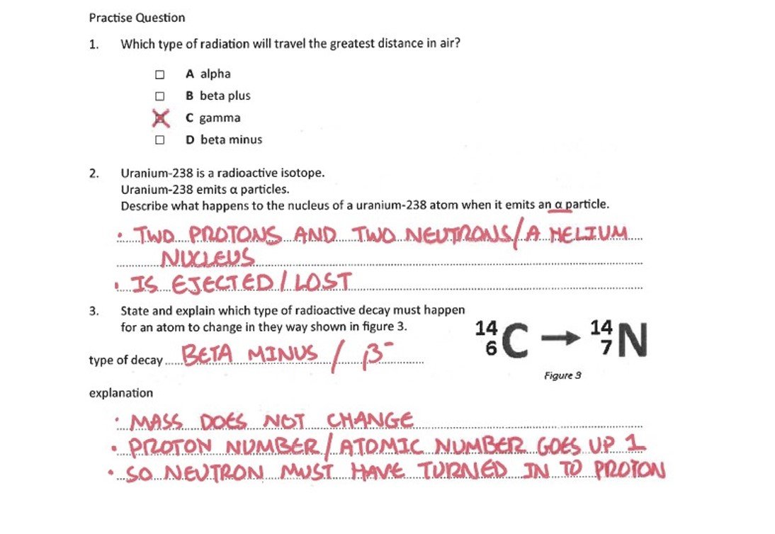 Radioactivity: Types of Nuclear Radiation – mwscience.co.uk
