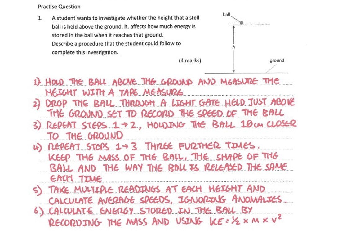Planning an Investigation – mwscience.co.uk